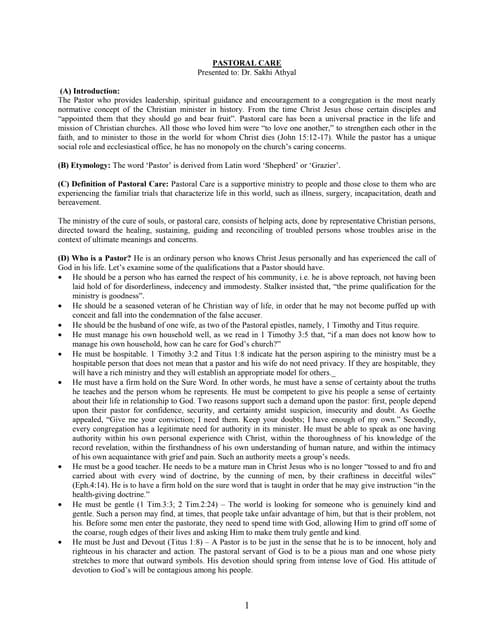 Part 22 - One Thing (Luke 10:38-42) | PDF | Christianity | Religion & Spirituality