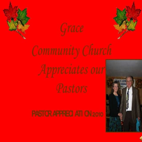 Pastor appreciation 2010 | PPTX
