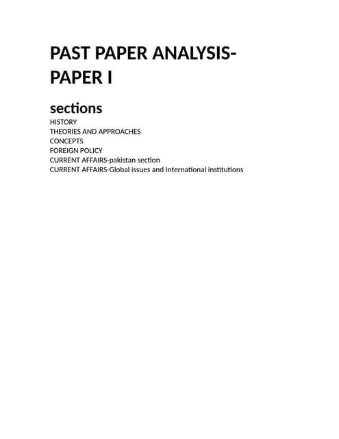 CSS Islamiat Past Paper Analysis (Topic-wise) 2000-2024.docx