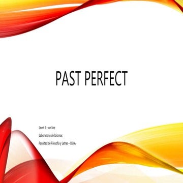 Past perfect | PPT