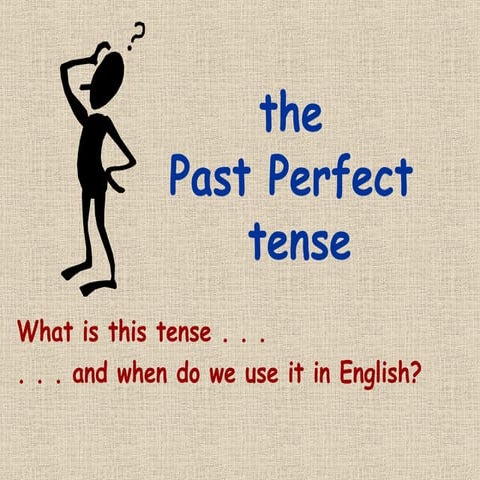Past perfect Past Simple | PPT