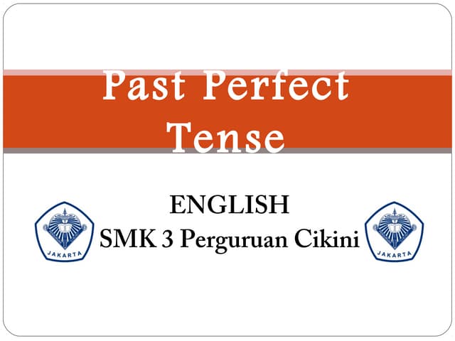 Past perfect tense | PPT