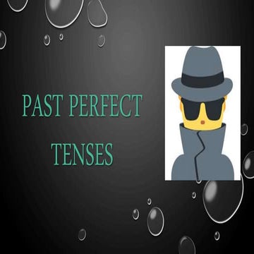 Past perfect | PPT