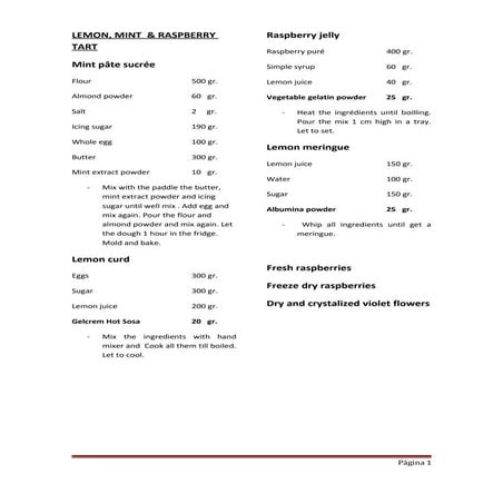 Sosa Basic Recipe | DOC