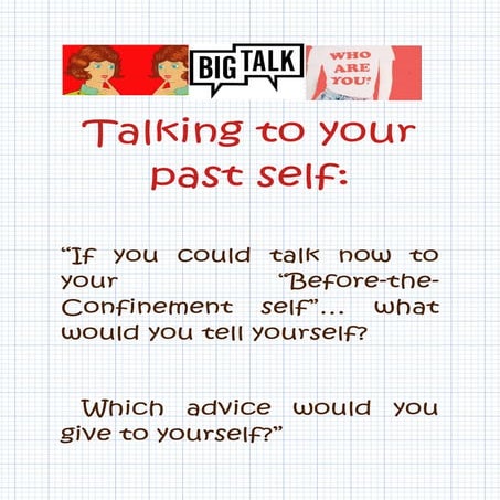 Talking to your past self: PRE-COVID19 | PDF