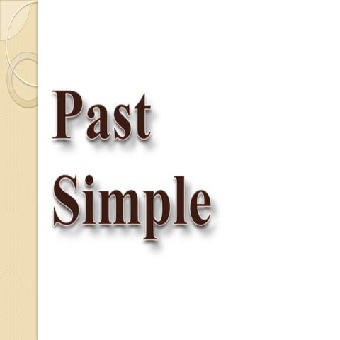 Past simple | PPT