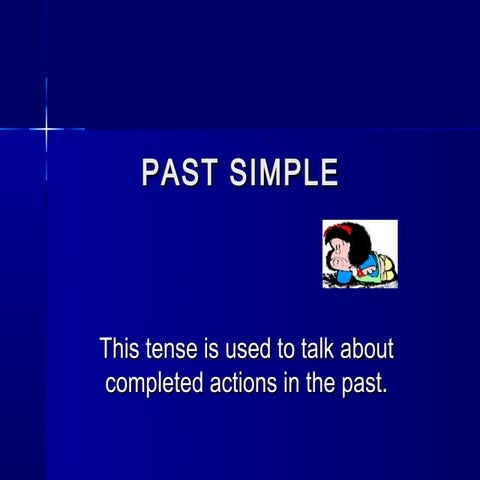 Past Simple tense | PPT