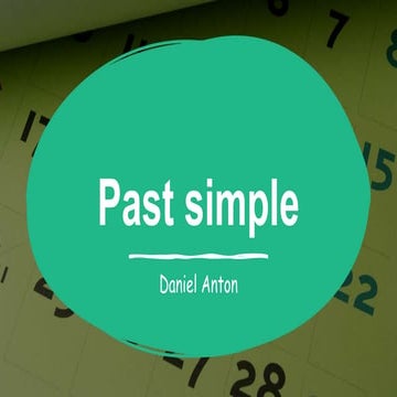 Past simple | PPTX
