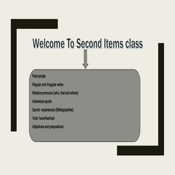 Second period.Grade Ninth.Topics | PPT