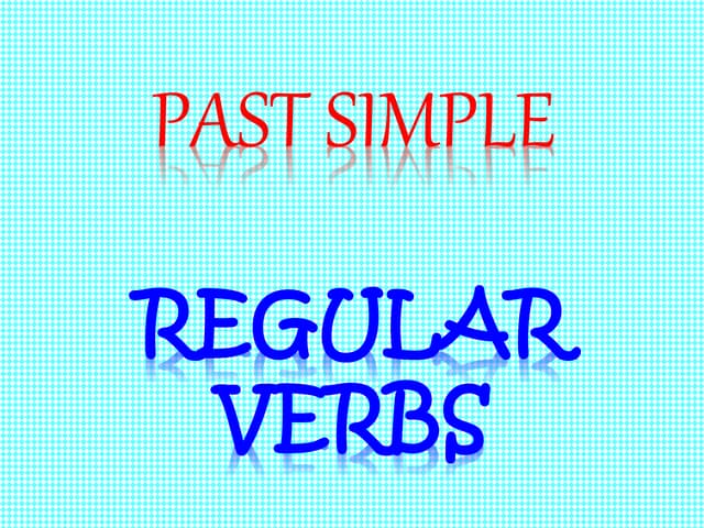 Simple past tense 8th grade | PPTX