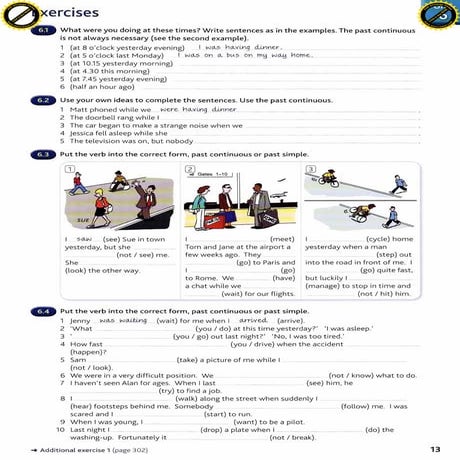Past simple and continuous | PDF