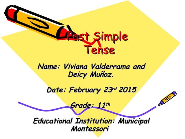 Presentación past simple | PPT