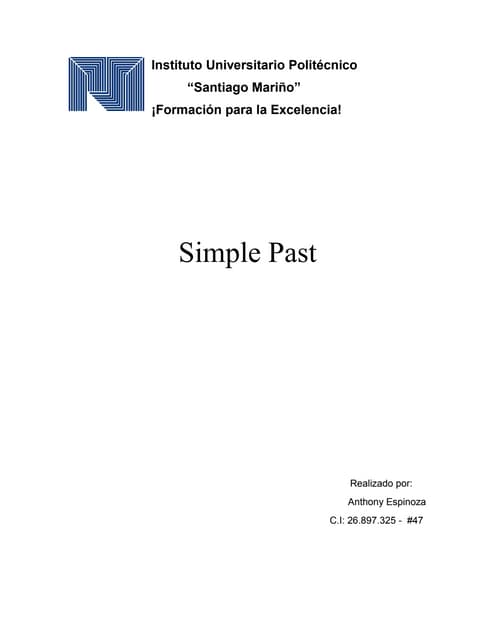 Simple past actividad de slideshare | PPTX