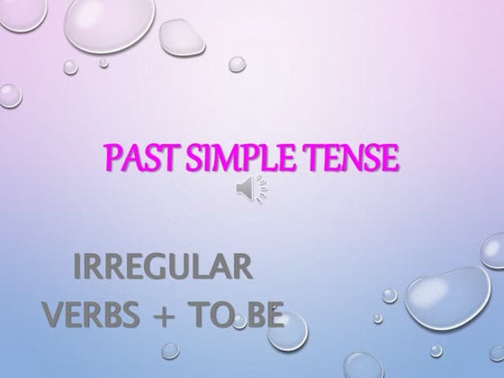Past simple exercise (regular verbs) | PPT