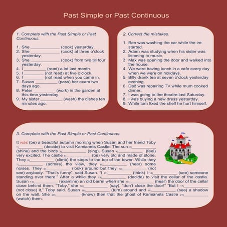 Past simple or continuous | DOC