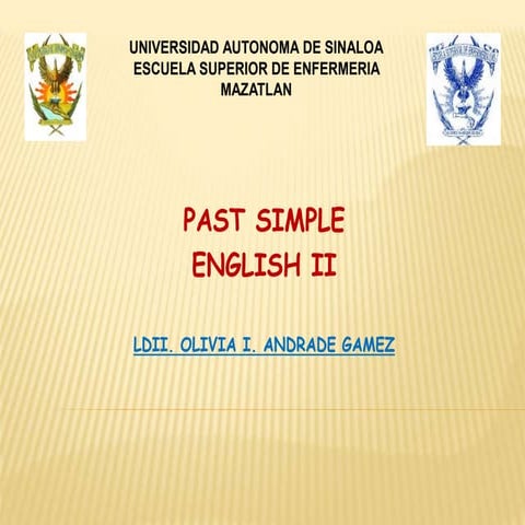 Past simple presentation | PPTX