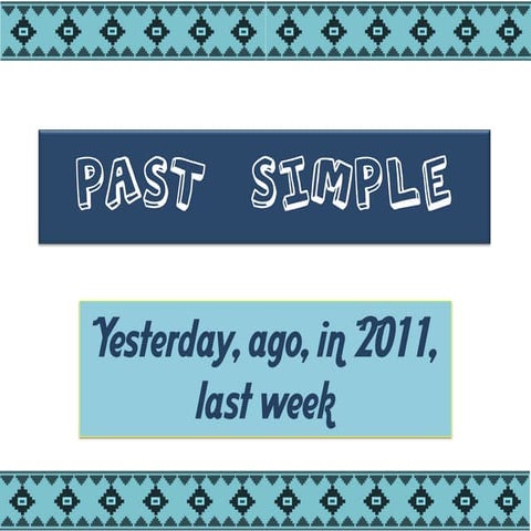 Past Simple | PDF
