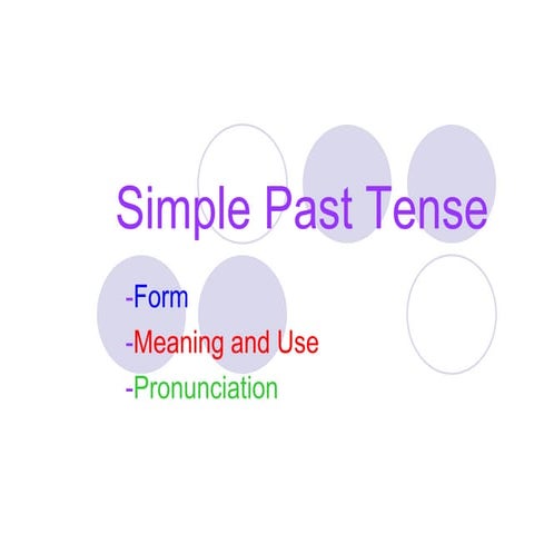 Past tense | PPT