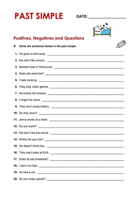 Basic 3 worksheets sentences | PPTX