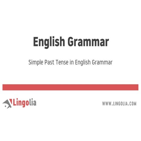 Past tense final | PPTX