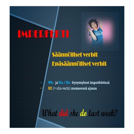 IMPERFEKTI _englanti | PDF