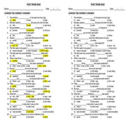 PAST TENSE QUIZ TO EVALUATE SIMPLE PAST.docx