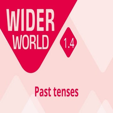 Past tenses -- revision (9th grade).pptx