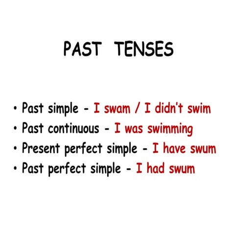Past tense | PPT