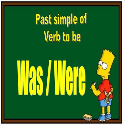 PAST TO BE (1st ESO).ppt GRAMMAR- PAST TENSE OF THE VERB TO BE | PPT