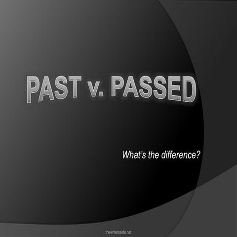 Past v. Passed | PPT