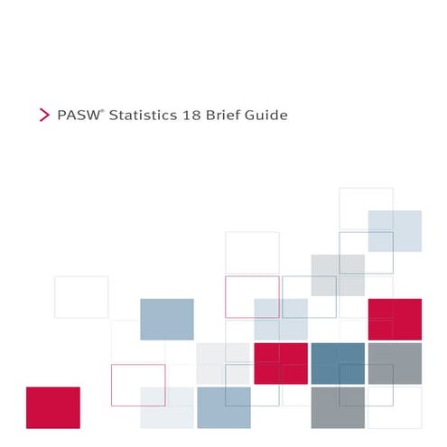 Pasw statistics 18 brief guide | PDF