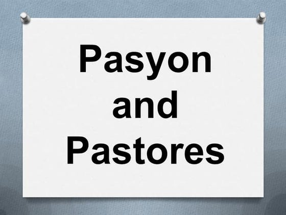 Ang pasyon | PPTX