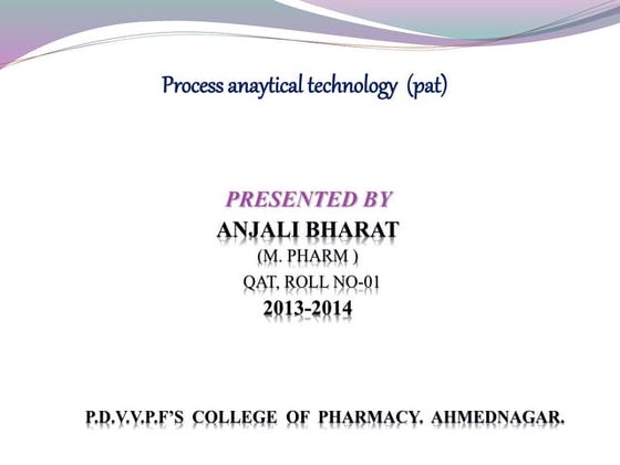 Process Analytical Technology (PAT) | PPT