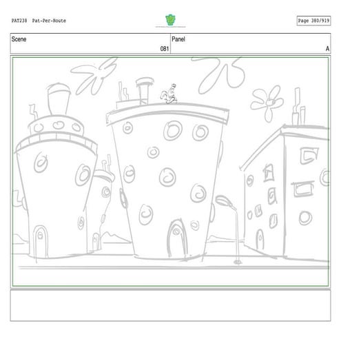 The Patrick Star Show- Pat-Per Route (Storyboard Excerpt) | PDF