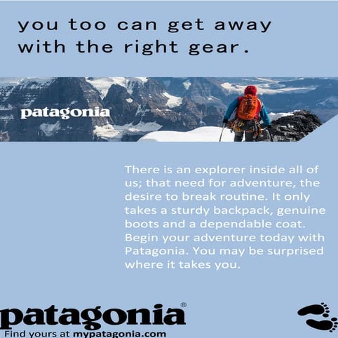 Patagonia Print Ad | PDF