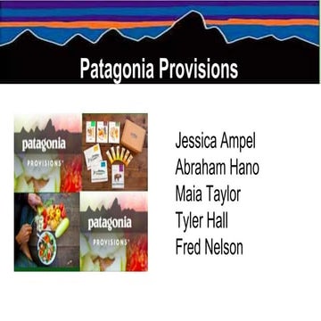Patagonia Provisions presentation | PPTX