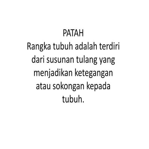 Patah | PPTX