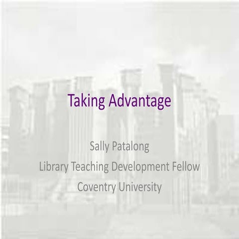 Uncharted Territory - Cooper & McKay | PPTX