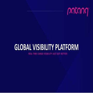 PATANG - GLOBAL VISIBILITY PLATFORM | PDF