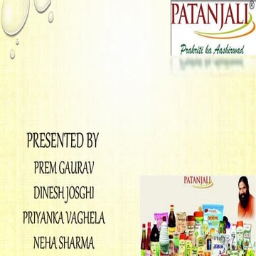 Patanjali | PPTX