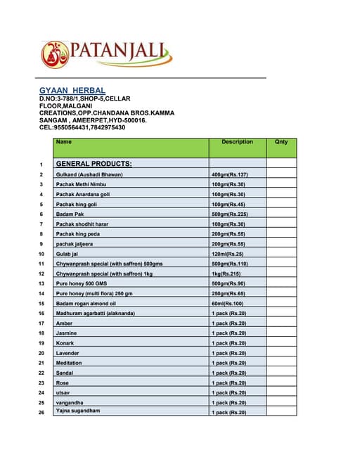 Grocery list-pdf | PDF
