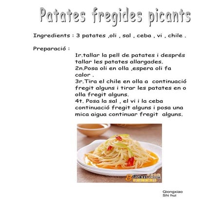 Patates fregides picants | DOC