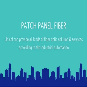 Types of Fiber Optic patch panels? | Unisol | PPT