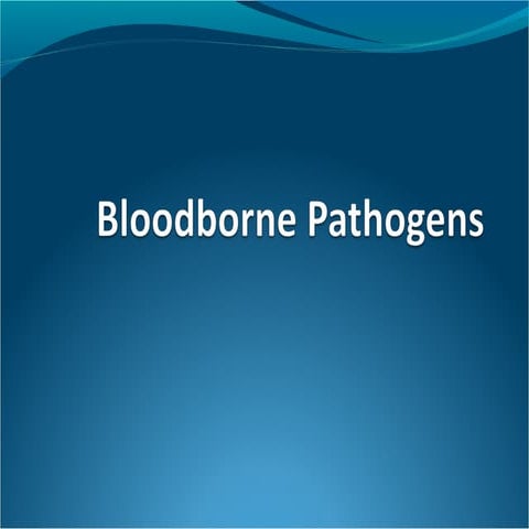 Bloodborne pathogens | PPT