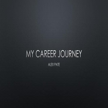 Pate Alex personal career journey story | PDF