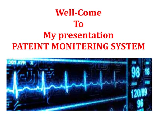 Patient monitoring system | PPTX