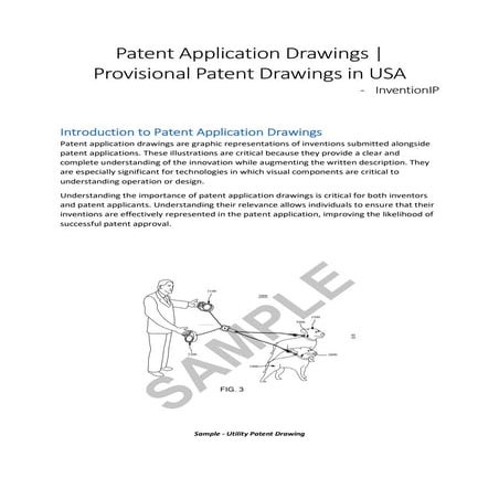 Mastering Patent Drawings: A Comprehensive Guide for Utility and Design Patents | InventionIP | PDF