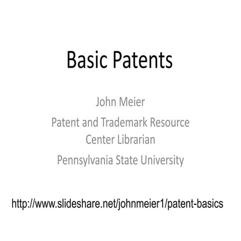Type of patents | PDF