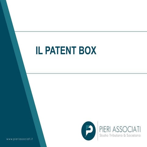 Patent box | PPT