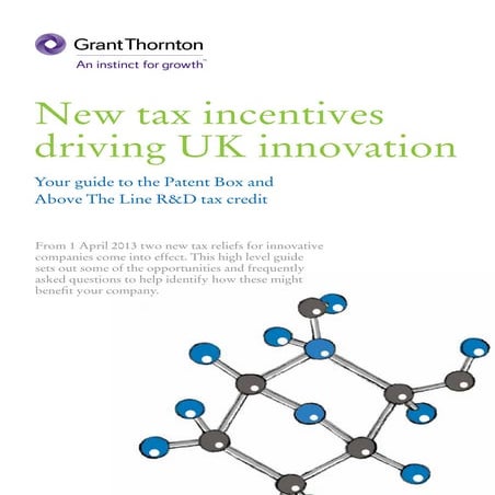 Your guide to the Patent Box and Above The Line R&D tax credit | PDF
